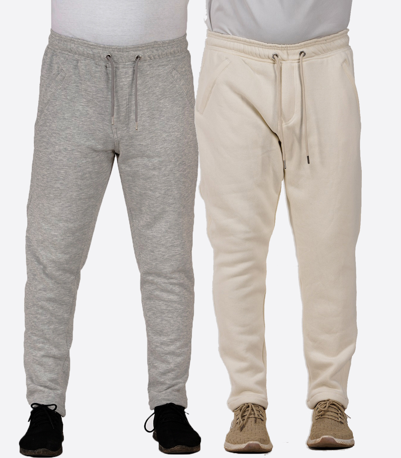100% Cotton Fabric Winter Trouser for Men's - Ash & Creem || 1362